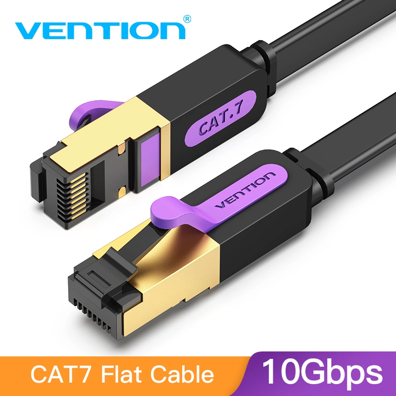 Cáp Mạng LAN Flat Cat.7 VENTION ICA (Flat Cable, 10Gbps) – Promax Studio