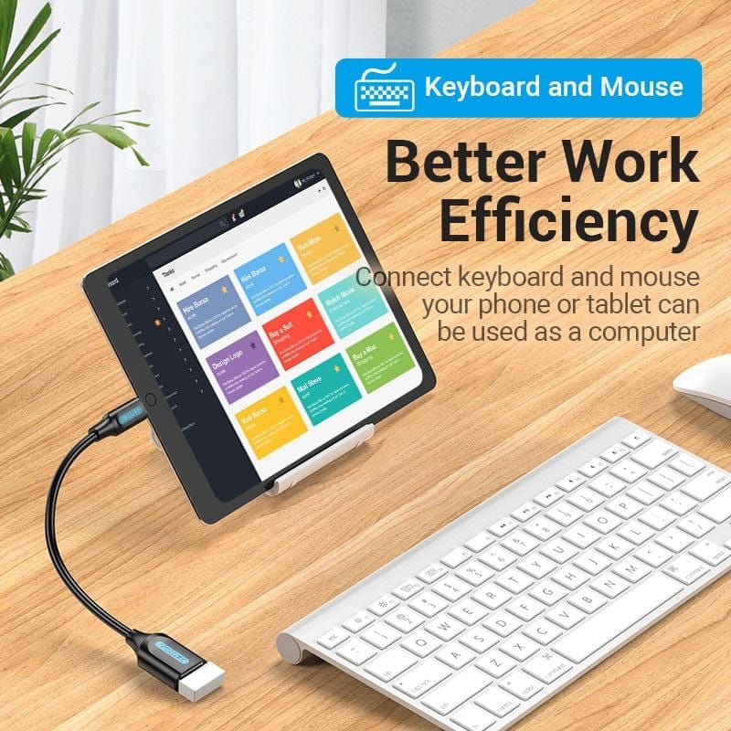 USB OTG USB 3.1(Gen 1) C Male to A Female VENTION CCVBB (5Gbps, 0.15m ...