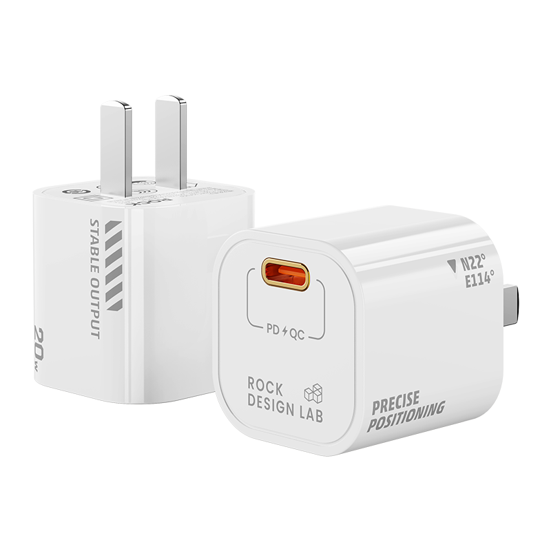 Củ Sạc Nhanh ROCK T86 Sugar Cube Series PD20W Fast Charging – Promax Studio
