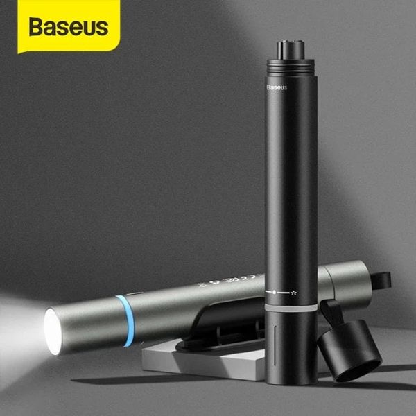 Búa phá kính thoát hiểm tích hợp đèn Flash cứu hộ Baseus Savior Window ...