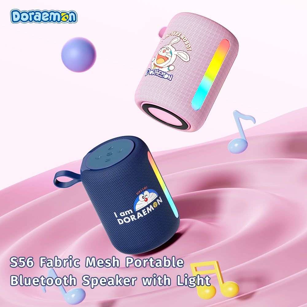 Loa Di Động ROCK Doraemon S56 Fabric Mesh with Light – Promax Studio