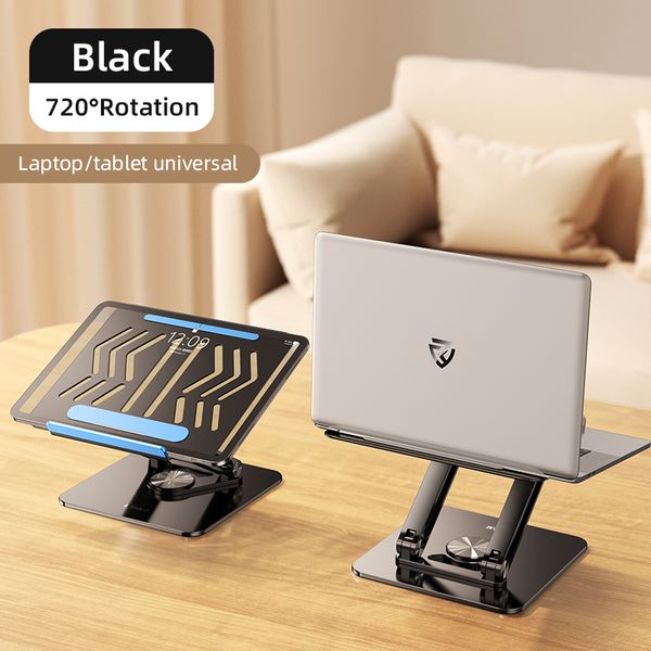 Đế tản nhiệt Laptop-Tablet để bàn Rtako RS-CP84 Rotating Laptop Stand ...