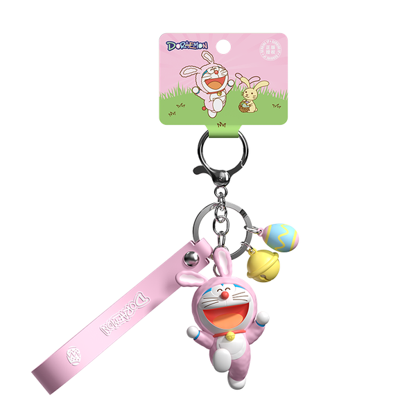 ROCK Doraemon Aroma Diffuser Key Chain (Easter chicken / Pink rabbit ...