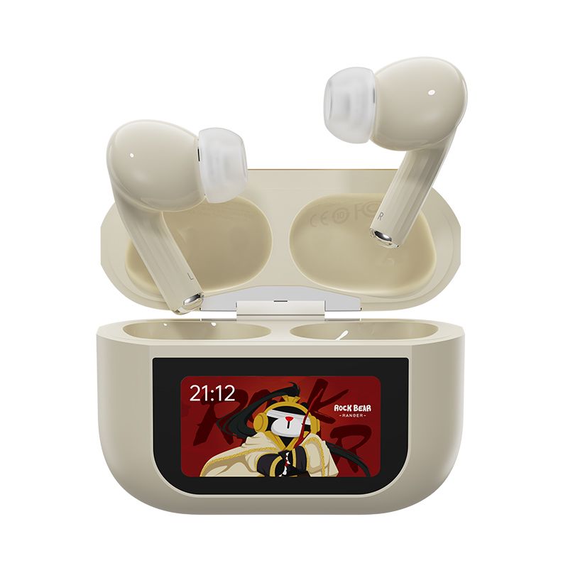 Tai Nghe Không Dây TWS ROCK A5 Pro Smart Touch Screen ANC – Promax Studio