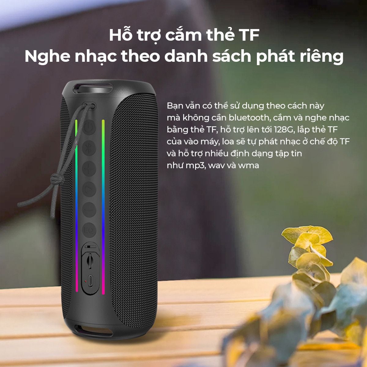 Loa Bluetooth di động NowGo F6 Ultra Bass 20W – Promax Studio