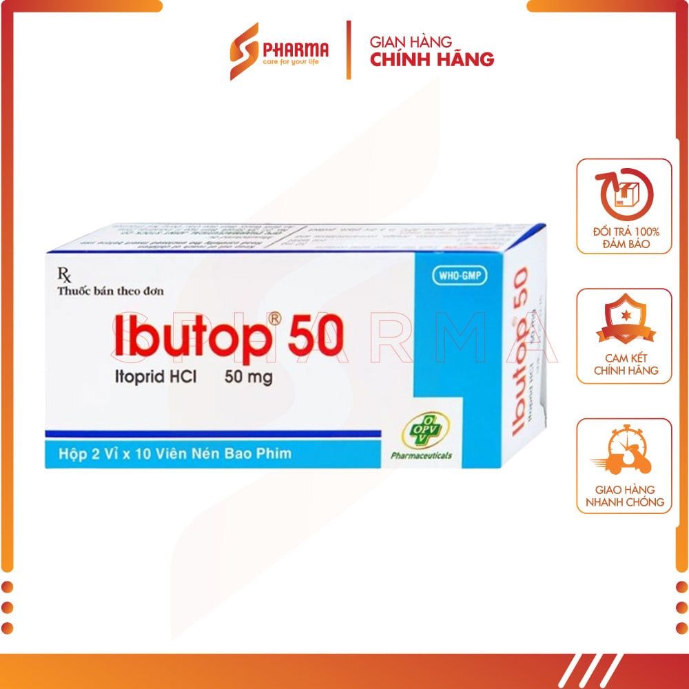IBUTOP 50 – Hỗ trợ các biểu hiện của viêm dạ dày – OPV [Việt Nam] – 2 ...