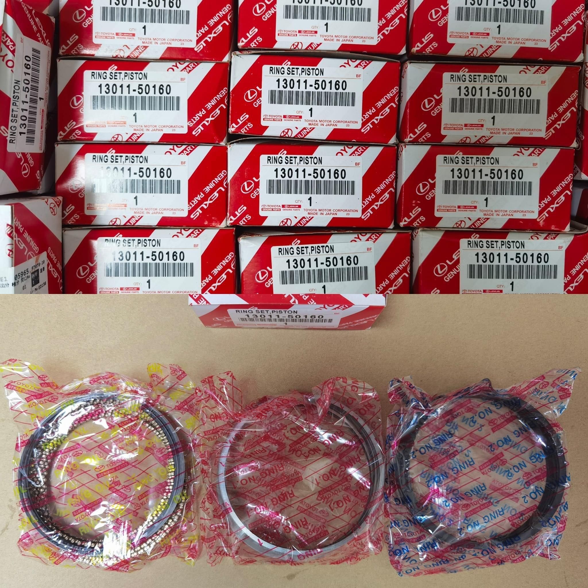 GENUINE TOYOTA RING SET, PISTON 1301150170 – AZ Parts Now