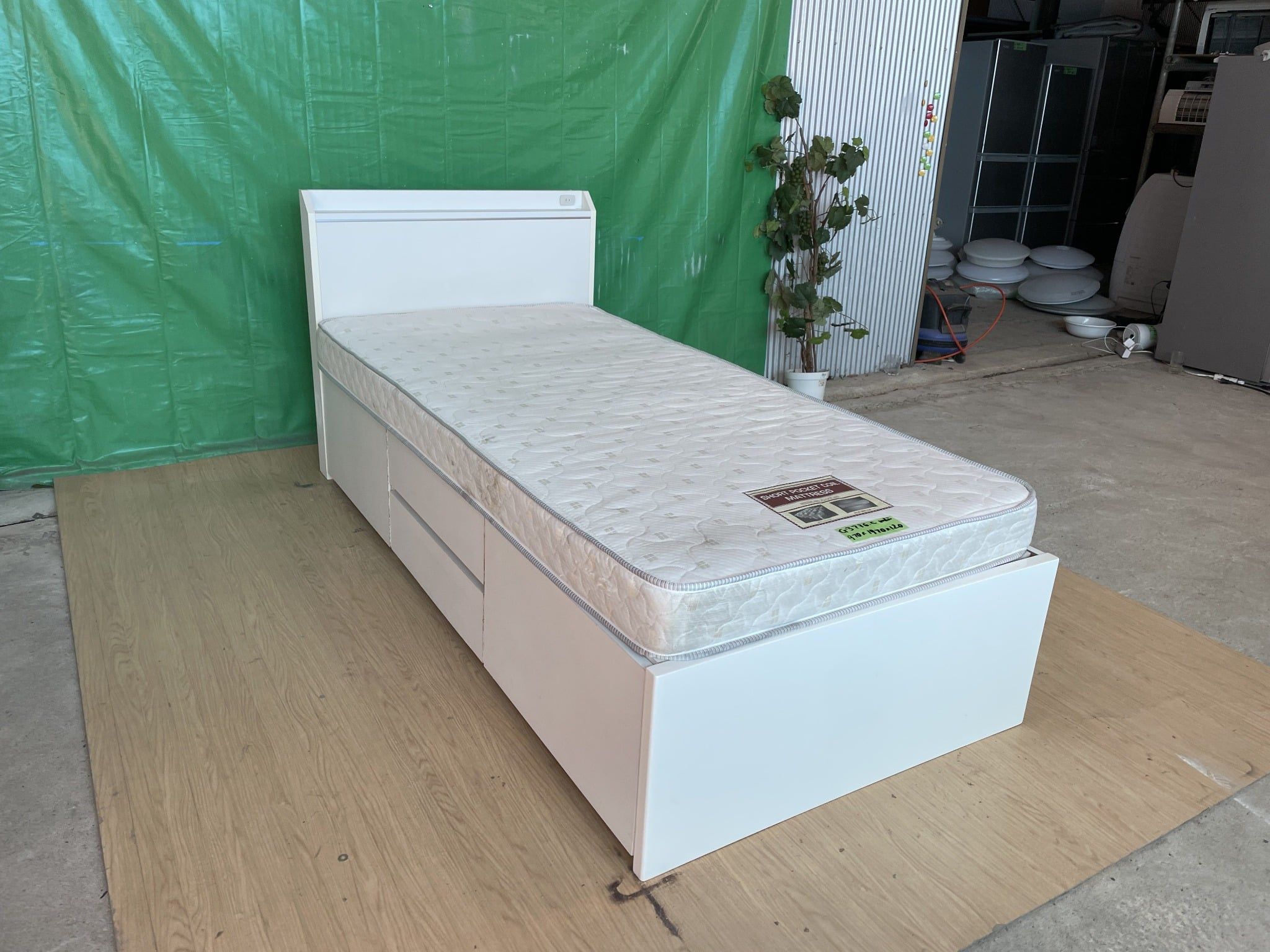 Đệm đơn G3736C mềm 970x1970x120 (soft single mattress) – greennippon