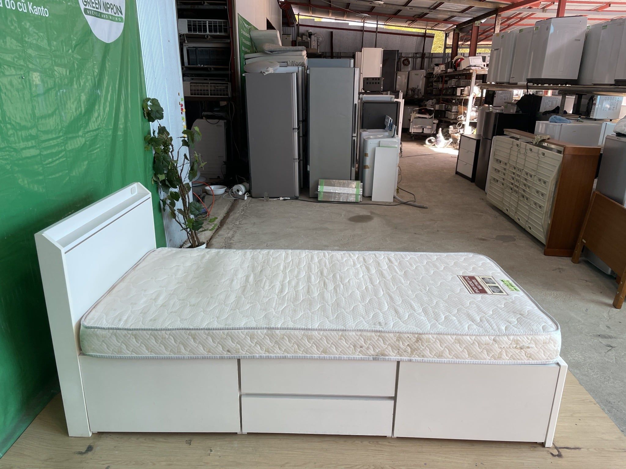 Đệm đơn G3736C mềm 970x1970x120 (soft single mattress) – greennippongroup