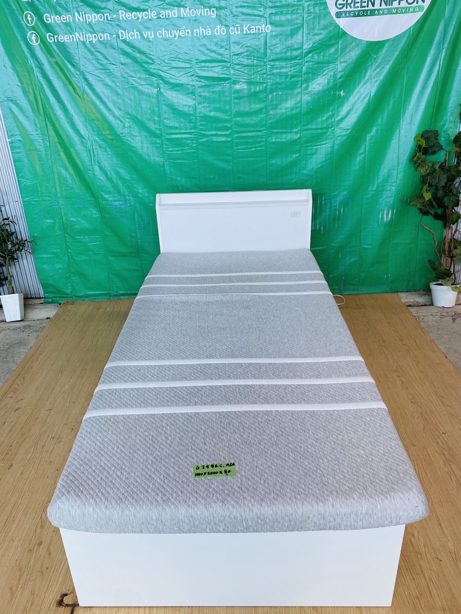 đệm đơn mềm G3986C 1000x2000x80 ( single soft mattress) – greennippongroup