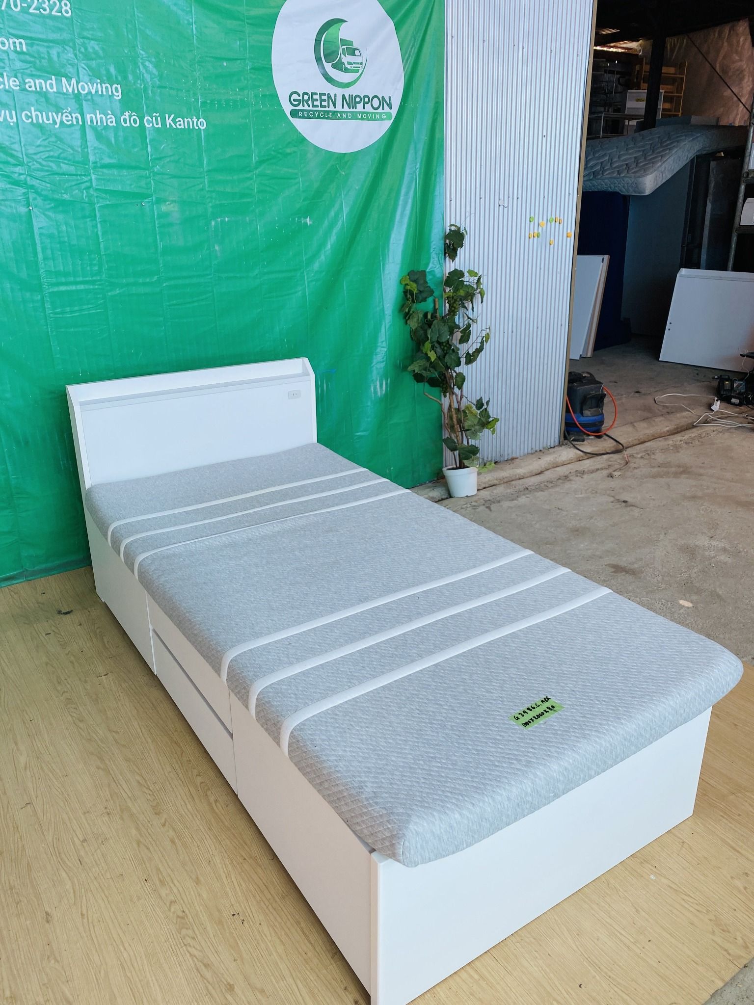 đệm đơn mềm G3986C 1000x2000x80 ( single soft mattress) – greennippongroup