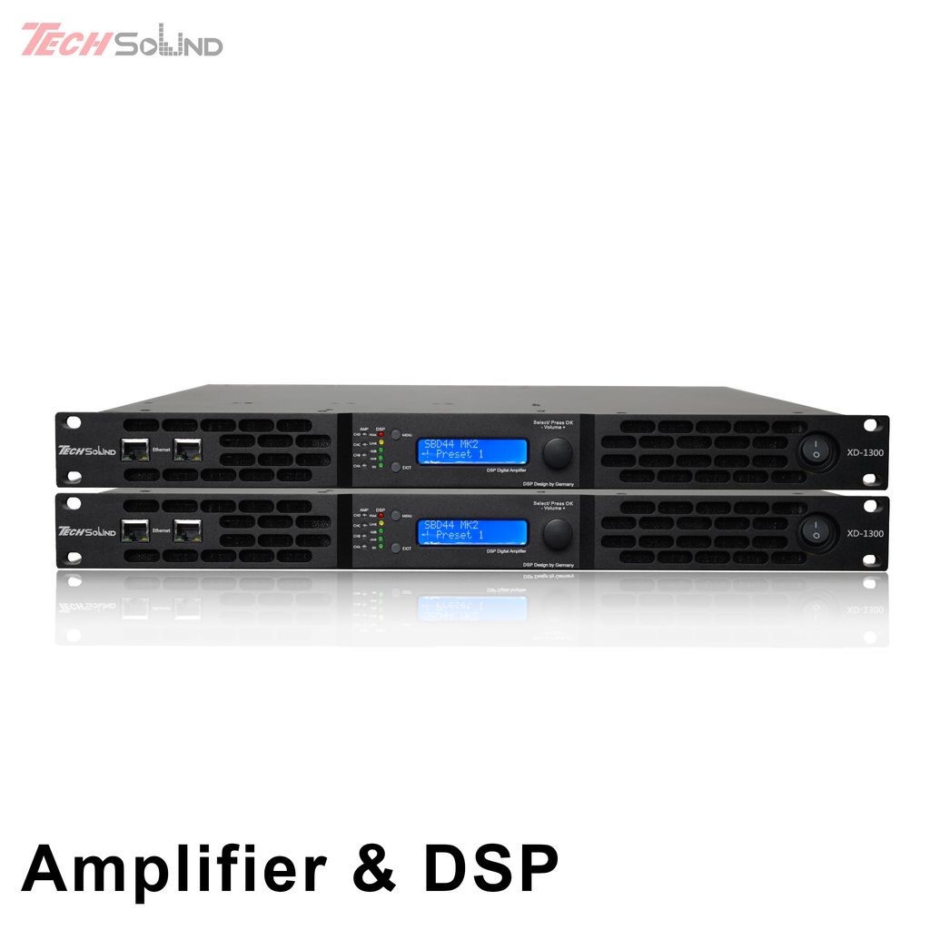 Amplifier&DSP 4 kênh ClassD Techsound XD-1300 | Mỗi kênh 1300W