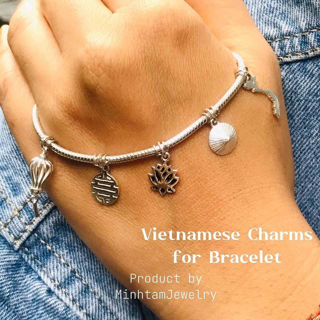 Minh Tam Jewelry | Hội An – Vietnamese Charm for Silver bracelet | lắc ...