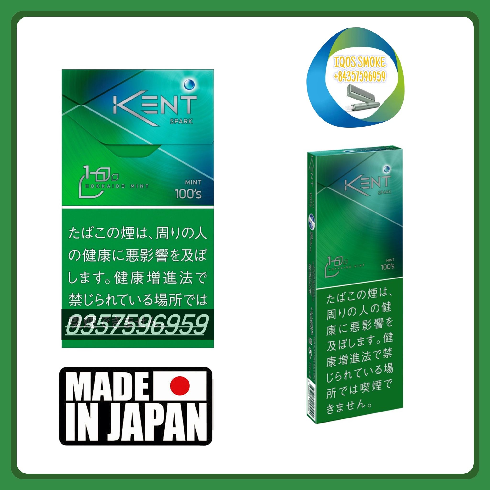 Thuốc Kent 1 Spark Mint 100’s – IQOSsmoke