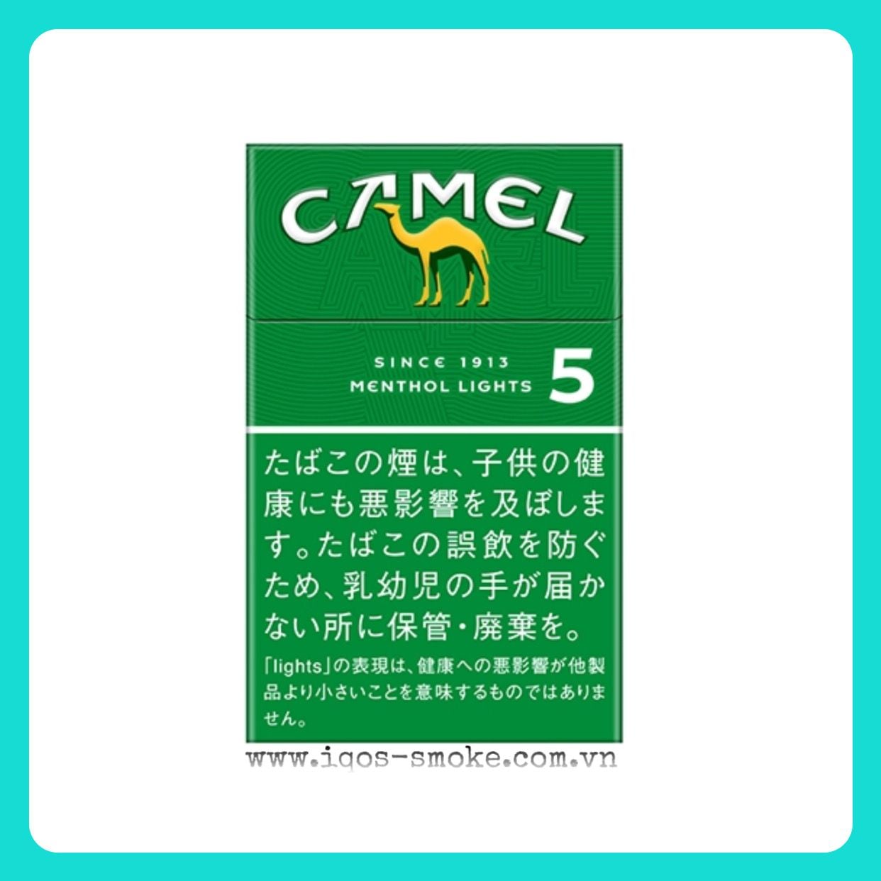 THUỐC CAMEL LIGHT MENTHOL BOX 5 – IQOSsmoke