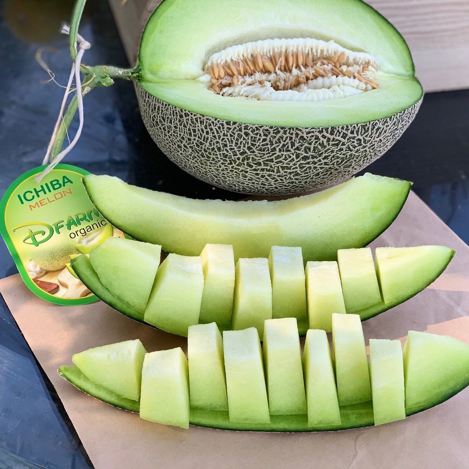 Dưa Lưới Hữu Cơ Nhật Bản Ichiba Dfarm Organic