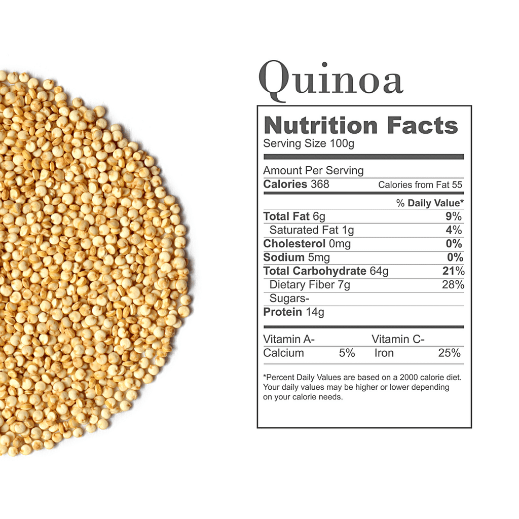 Hạt Quinoa Trắng (500g) – Thực - Thể - Chân Như