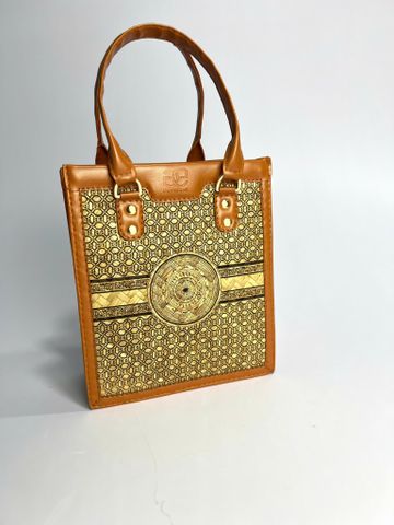 TÚI XÁCH ĐEO CHÉO CỎ BÀNG – Green Craft - Miền Tây Xanh