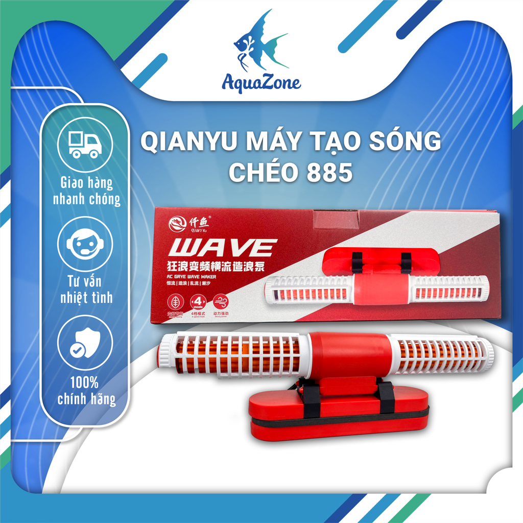 MÁY TẠO SÓNG QIANYU 4 CHẾ ĐỘ CAO CẤP MỚI | Máy tạo sóng, thổi luồng dà - AquaZone - Siêu thị cá cảnh