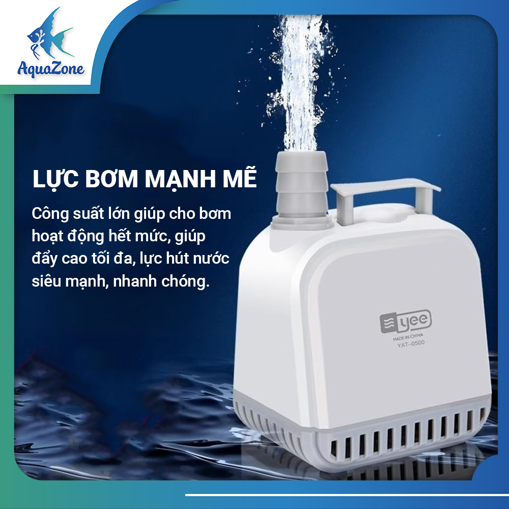 Bơm hút đáy Yee YAT, lực bơm mạnh mẽ, hút đáy 360 độ, công suất lên đế ...