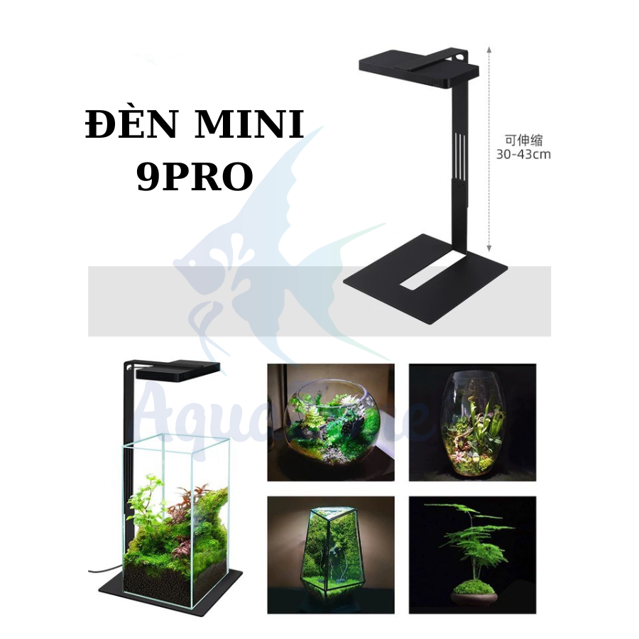 Đèn Thủy Sinh Week Mini 9 Pro Siêu Cấp Sáng - AquaZone - Siêu thị cá cảnh