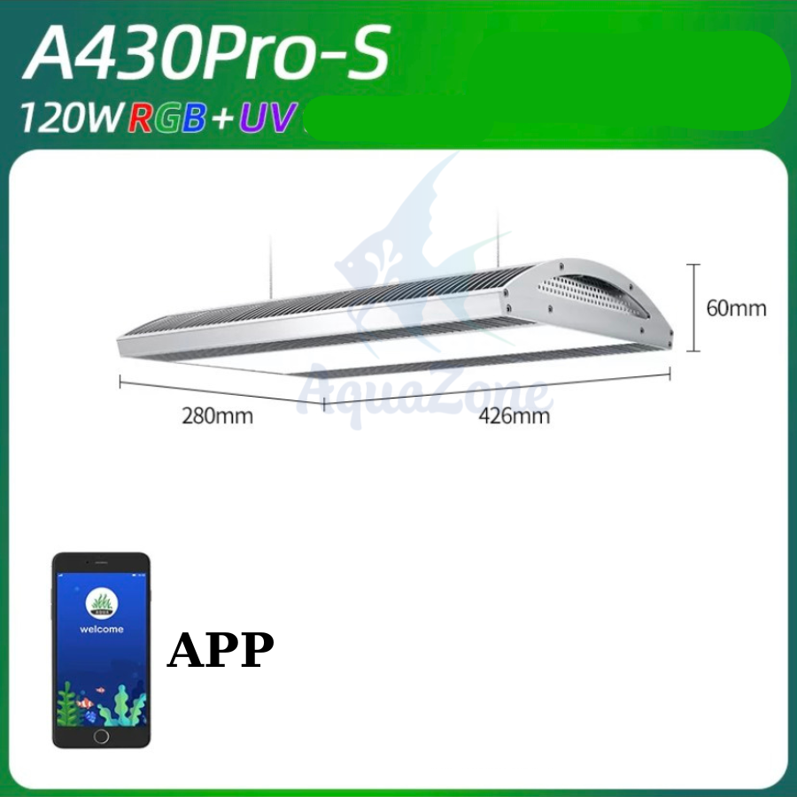 Đèn Thủy Sinh Week Aqua A430 PRO-B/S - AquaZone - Siêu thị cá cảnh
