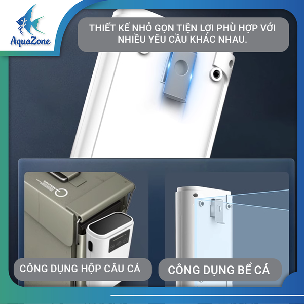 Máy sủi oxy tích điện siêu êm YEE S100A/B 1 vòi S200A/B 2 vòi ...