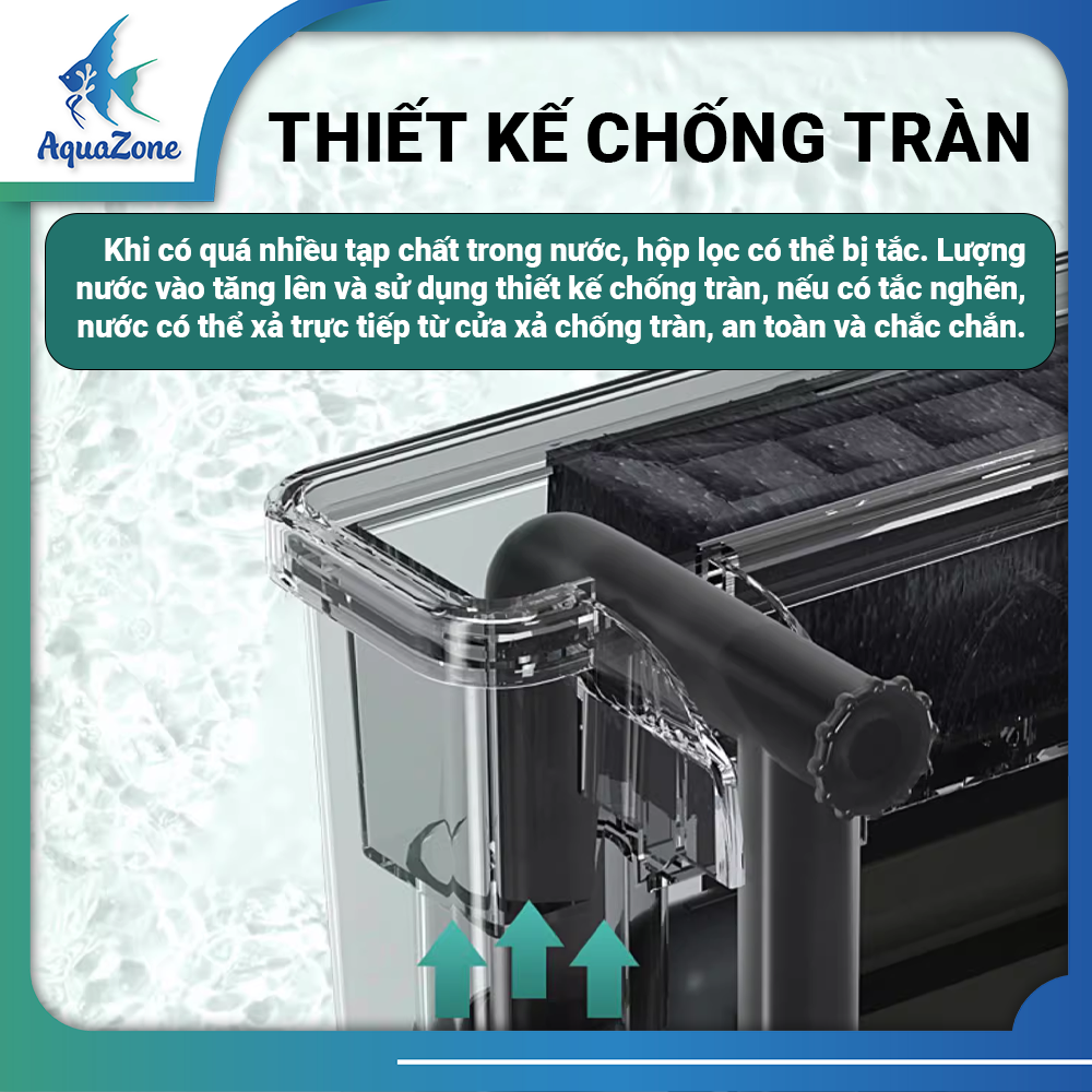 Lọc thác Yee pro 8w 10w kết hợp trồng cây độc đáo - AquaZone - Siêu thị cá cảnh