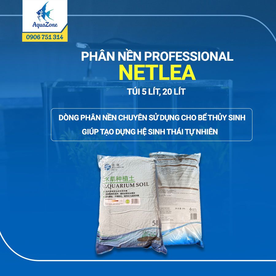 Phân nền Netlea Professional tạo dựng hệ sinh thái tự nhiên (5L, 20L ...