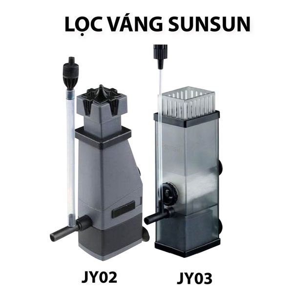 Lọc Váng Bể Cá SunSun JY02, JY03, Kết hợp lọc váng và thổi luồng tạo o ...