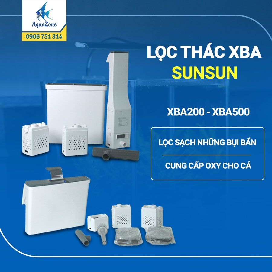Khay lọc thác tích hợp lọc váng hồ cá Sunsun XBA 200; XBA 500 ...