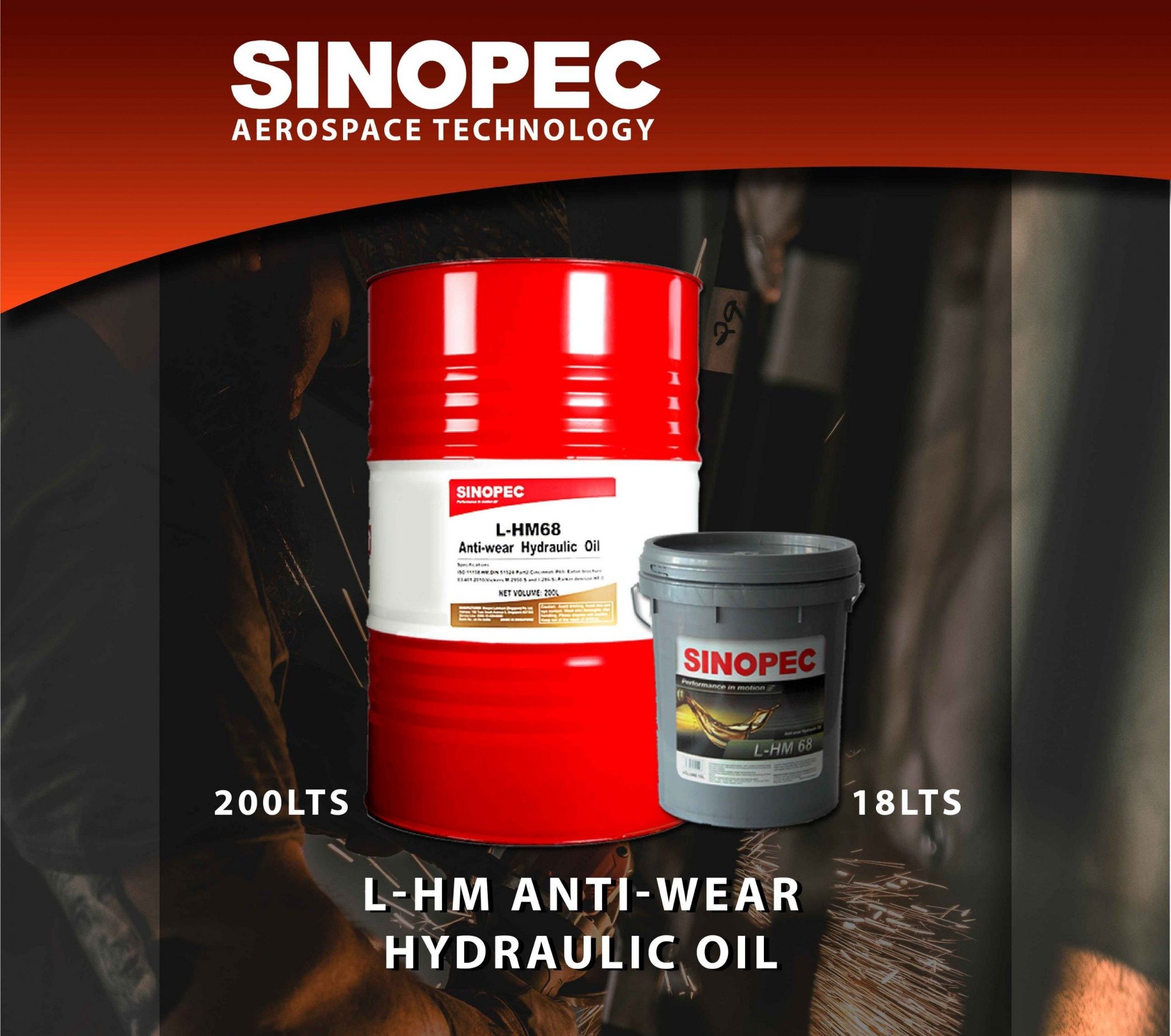 Sinopec L-HM 46 Anti-wear Hydraulic Oil 55 Gallon Drum, 60% OFF