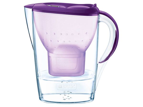 Bình lọc nước Brita Marella Basic/Cool Purple 2.4 lít (có sẵn 1 lõi lọ
