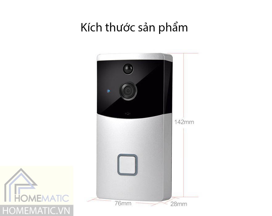 Chuông cửa có hình wifi Tuya DB603 - Chính hãng