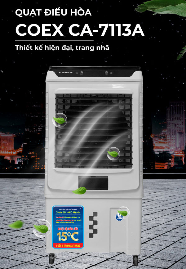 Máy làm mát không khí Coex CA-7113A 60 lít