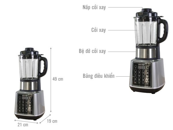 Máy xay nấu sữa hạt đa năng BioChef AU9