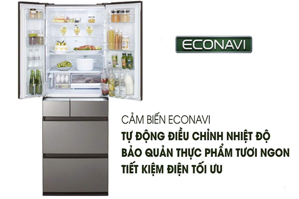Tủ lạnh Panasonic 642 lít Inverter NR-F654GT-X2 (6 Cánh) - Chính Hãng