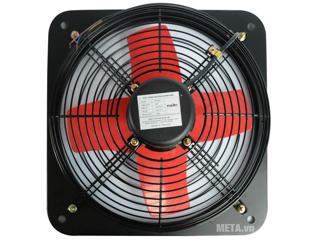 Quạt thông gió công nghiệp vuông có lưới HAIKI HKV30CL