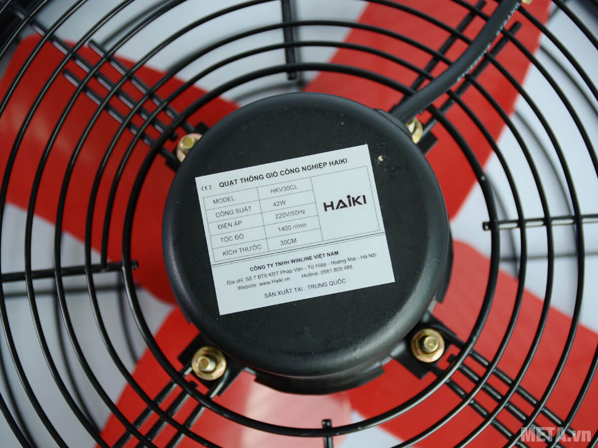 Quạt thông gió công nghiệp vuông có lưới HAIKI HKV30CL