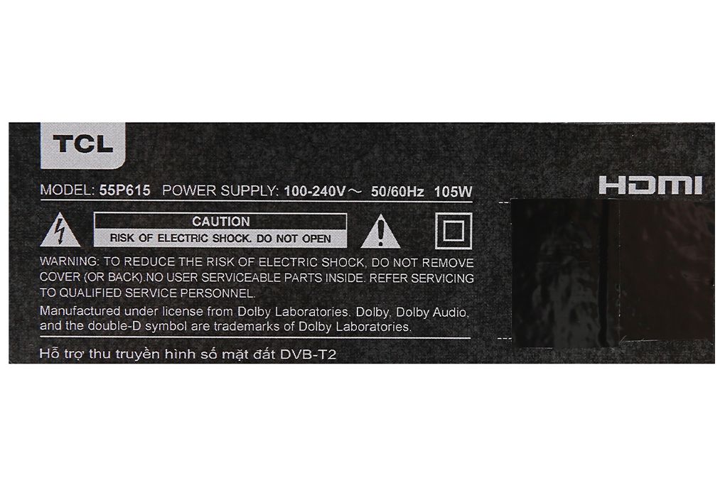 Android Tivi TCL 4K 55 inch 55P615 - giá tốt, có trả góp