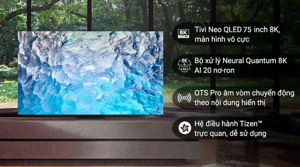Smart Tivi Samsung 75 inch Neo QLED 8K QN900B (QA75QN900B) | Model 202