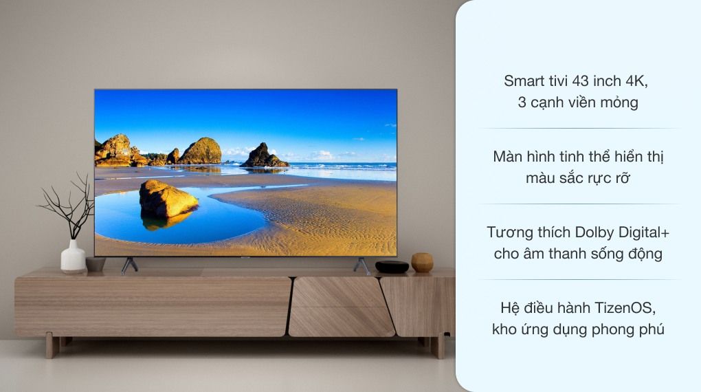 Smart Tivi Samsung 43 inch 4K AU7000 (UA43AU7000) | Model 2021