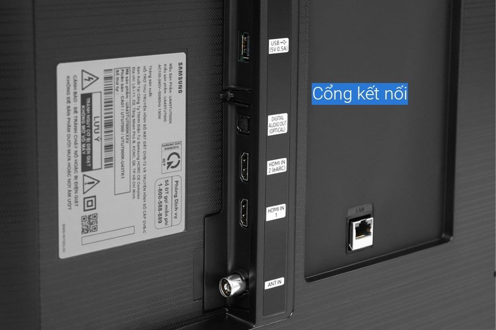 Smart Tivi Samsung 43 inch 4K AU7000 (UA43AU7000) | Model 2021