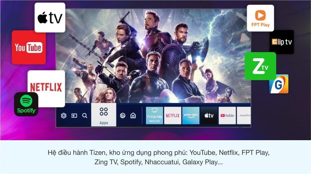Smart Tivi Samsung 43 inch 4K AU7000 (UA43AU7000) | Model 2021