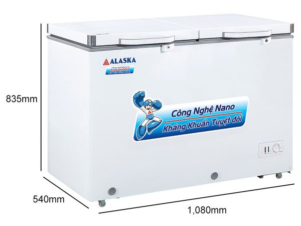 Tủ đông Alaska BCD-3568N (208 lít)