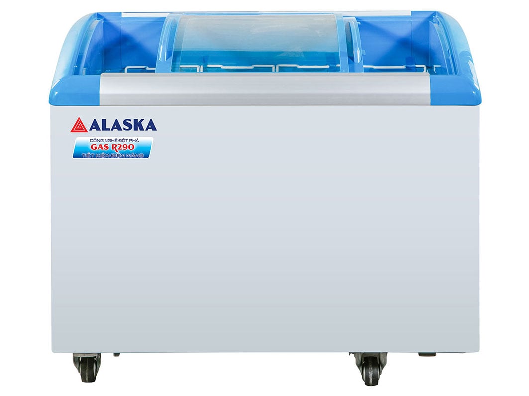 Tủ đông nắp kính cong Alaska KC-203S 203 lít