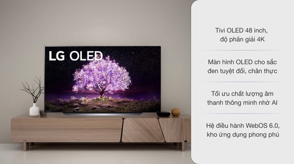Smart Tivi LG OLED 4K 48 inch OLED48C1PTB [48C1] Giá Rẻ