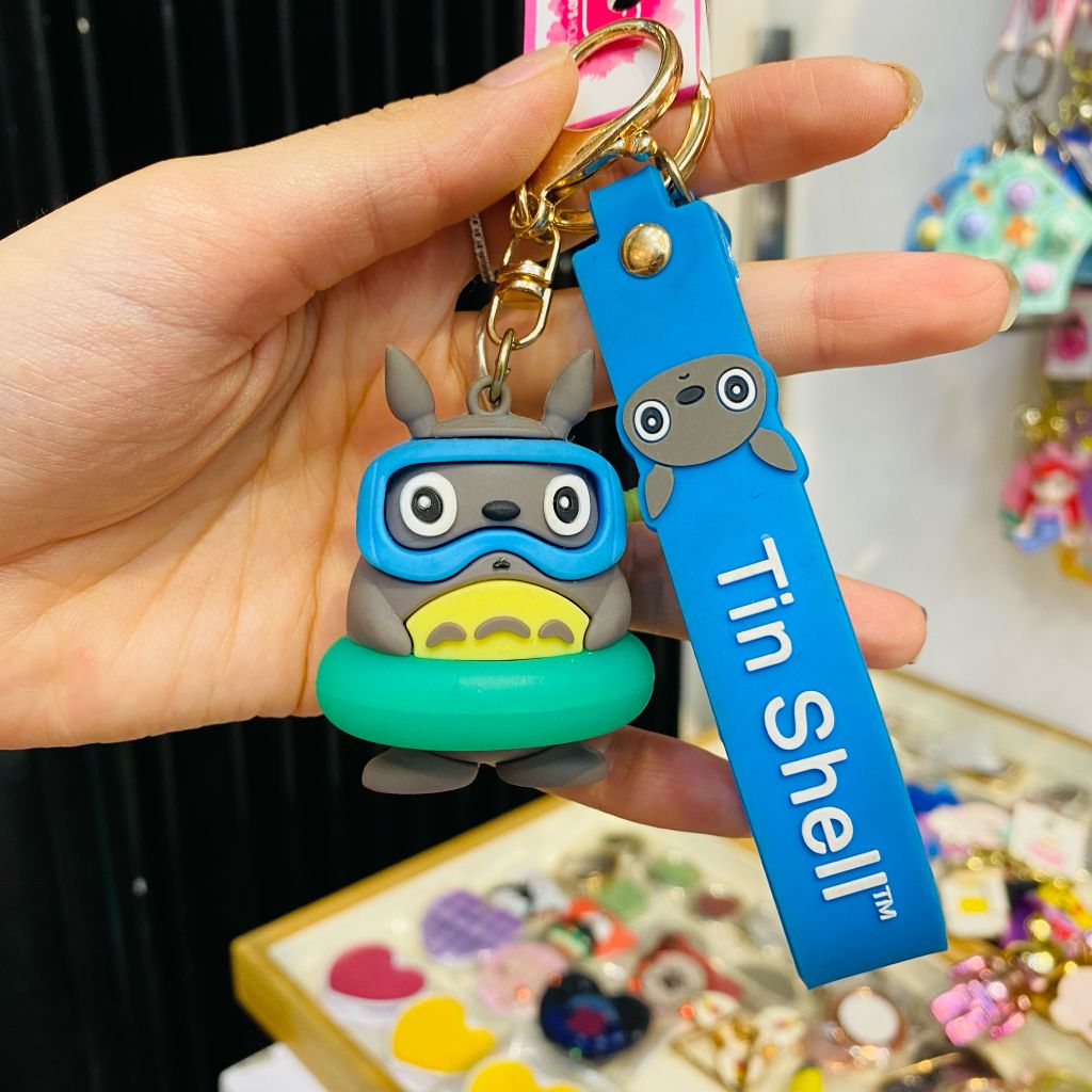MÓC KHOÁ Totoro Bơi Tin Shell