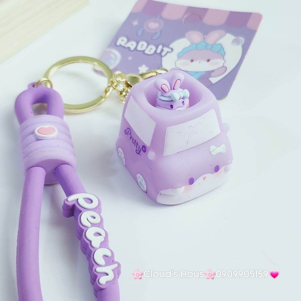 Móc khóa Thỏ ngầu Coolso