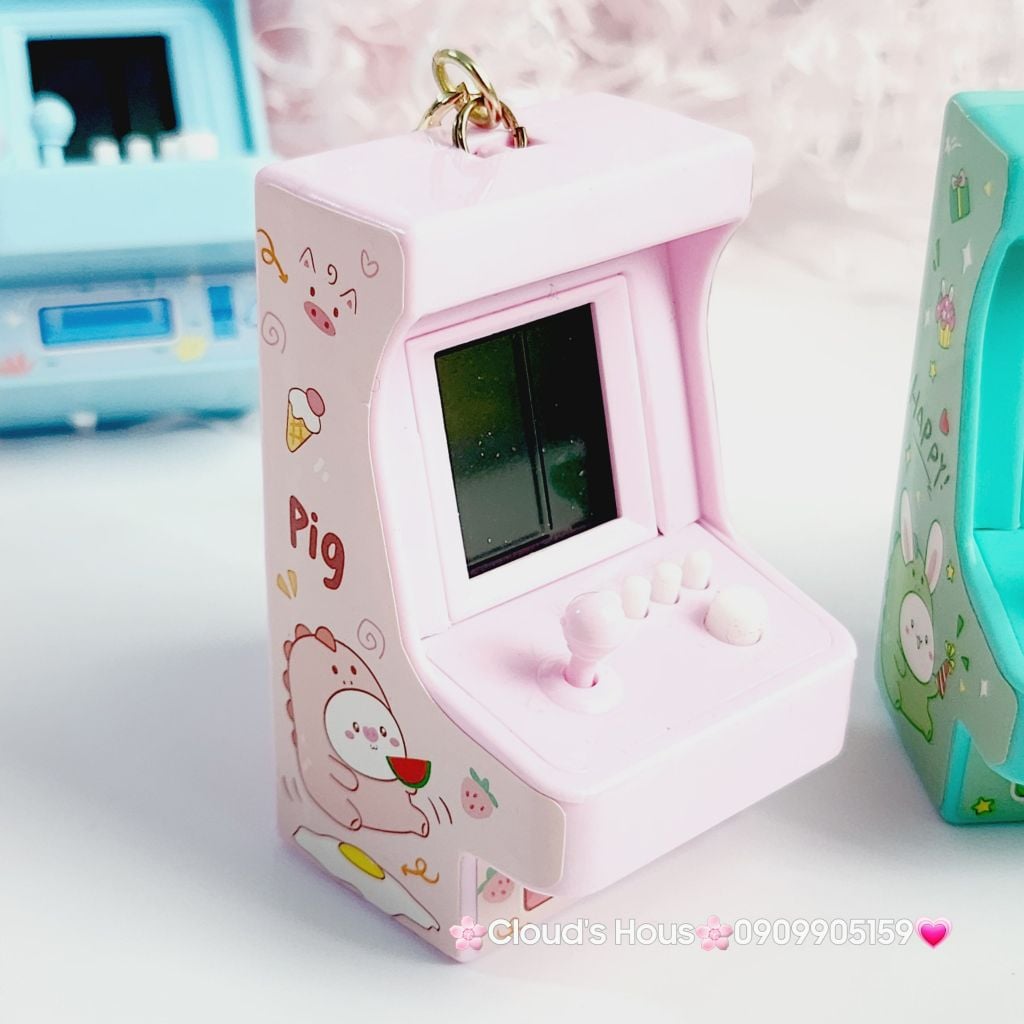 Móc Khóa Máy Chơi Game Mini